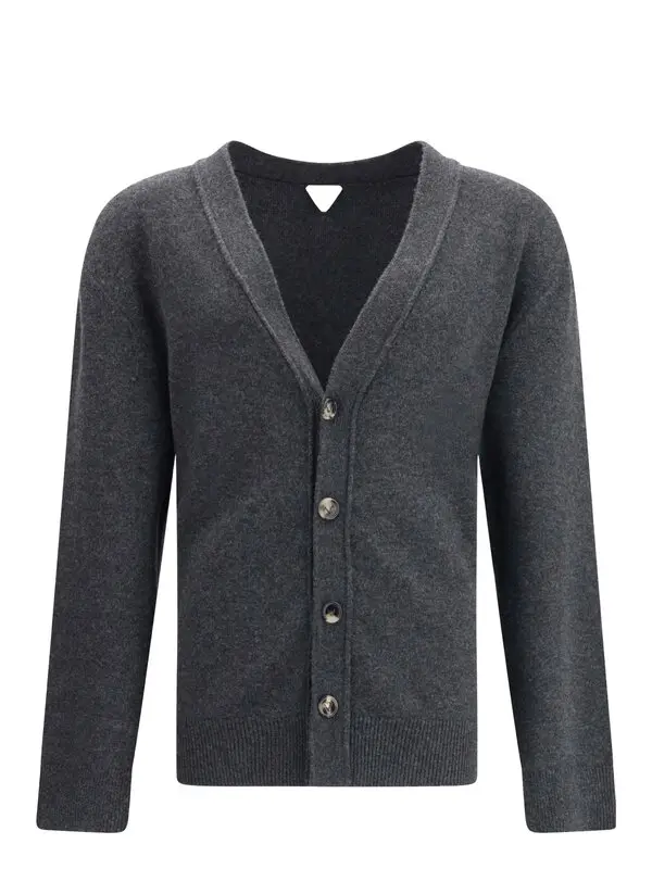 Bottega Veneta Long-sleeved Cardigan - Black