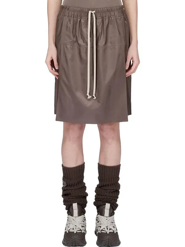 Moncler Drawstring Shorts With Embroidered Logo - Multicolor