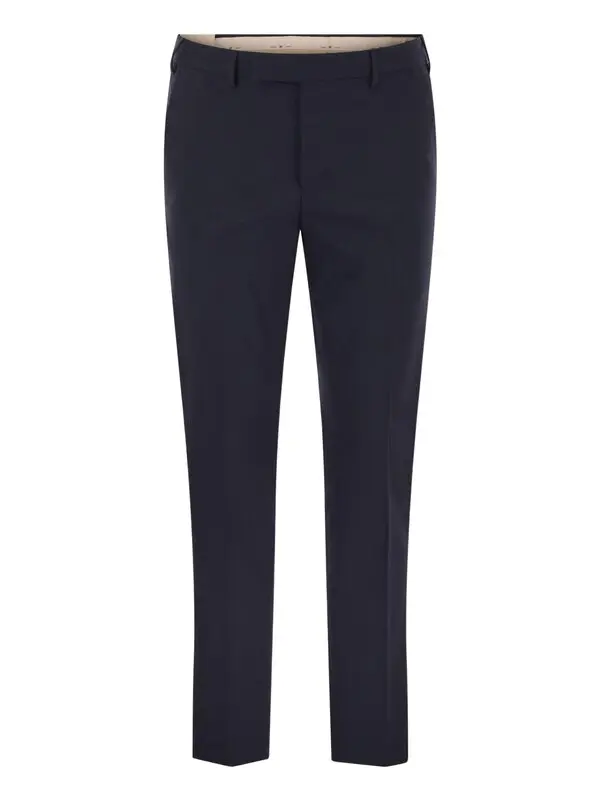 PT TORINO Dieci Stretch Trousers - Black