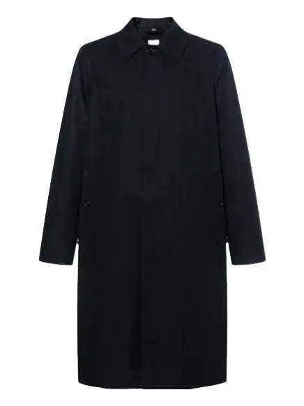 Burberry Single-breasted Trench Coat - Black