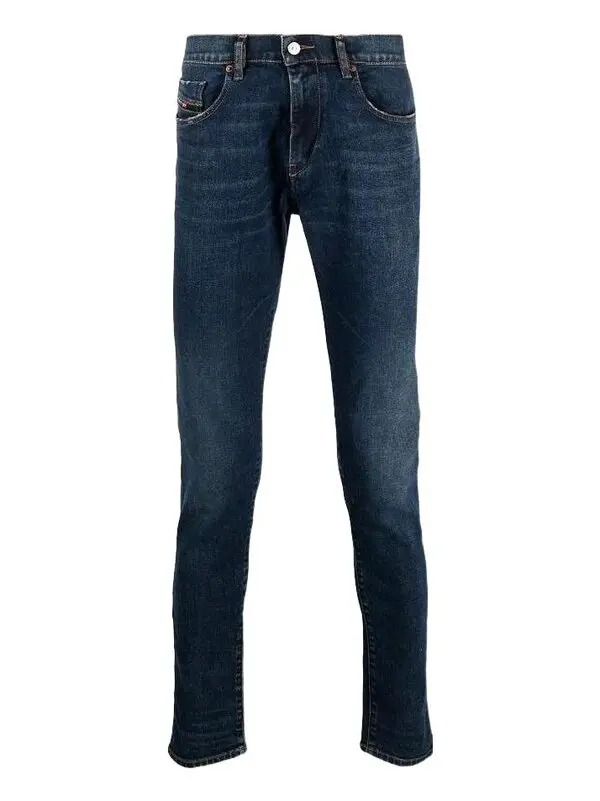 DIESEL® Skinny Straight-leg Jeans - Black