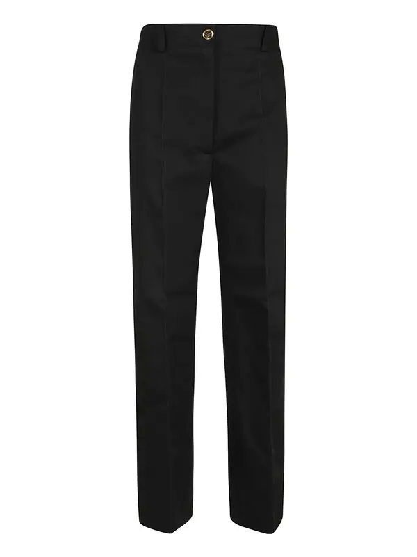 PATOU Wide-leg Tailored Trousers - Black