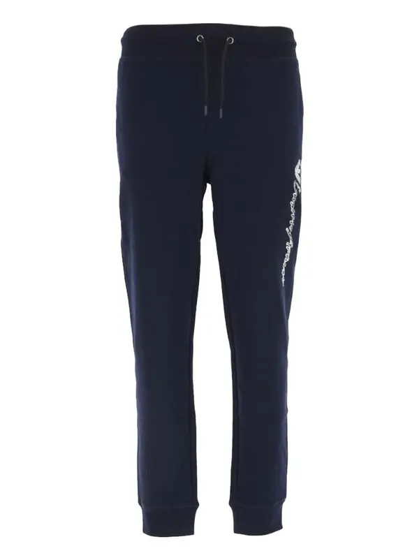 Emporio Armani Logo Details Sweatpants - Black
