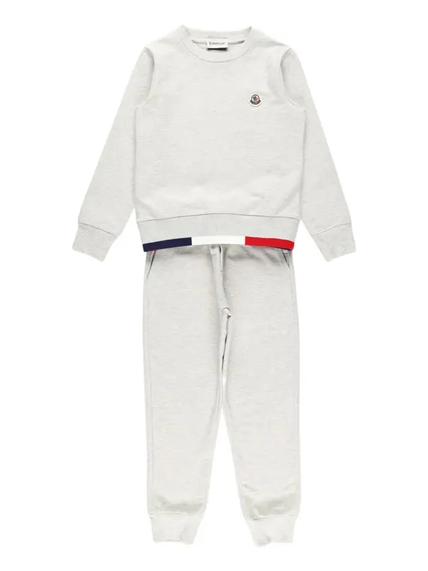 Moncler Two-piece Sweater And Sweatpants Set - Grey