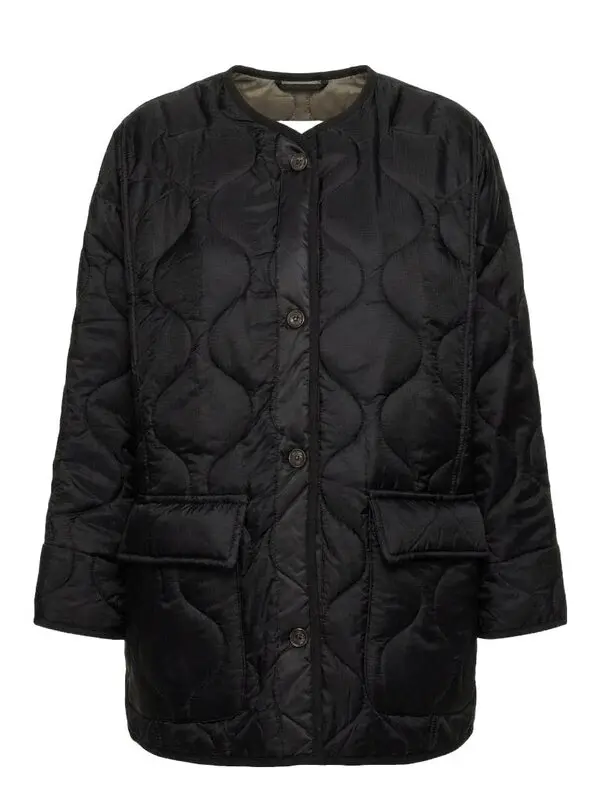 THE FRANKIE SHOP Teddy Quilted Jacket - Black