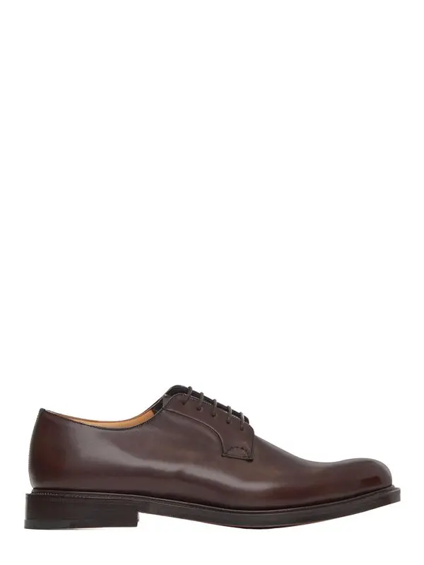 Church's Round-toe Lace-up Derby Shoes - Black