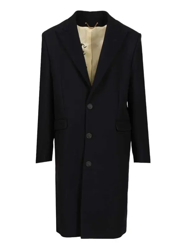 GOLDEN GOOSE Single-breasted Coat - Black