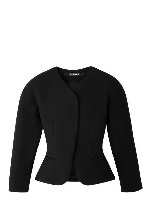 Jacquemus The Mini Ovale Jacket - Black
