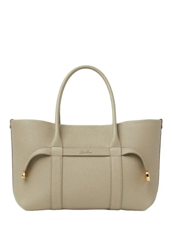Loro Piana Small Ghiera Shopper Bag - Dried Tarragon/sun Gold