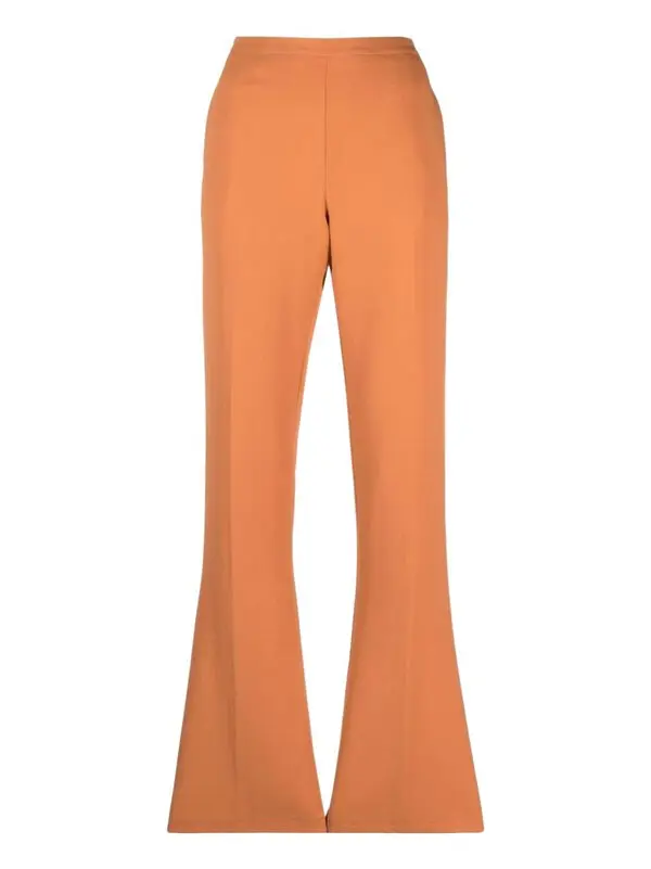 FORTE_FORTE Tailored Pressed-crease Trousers - Orange