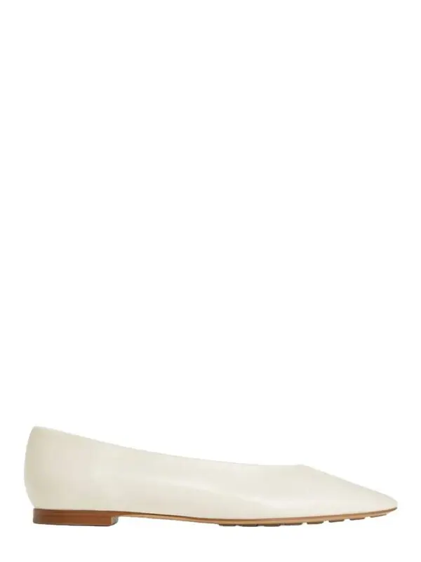 Bottega Veneta Sofia Ballerina Flats - Sea Salt