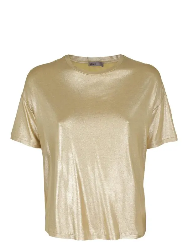 Herno Short-sleeved Jersey T-shirt - Nude