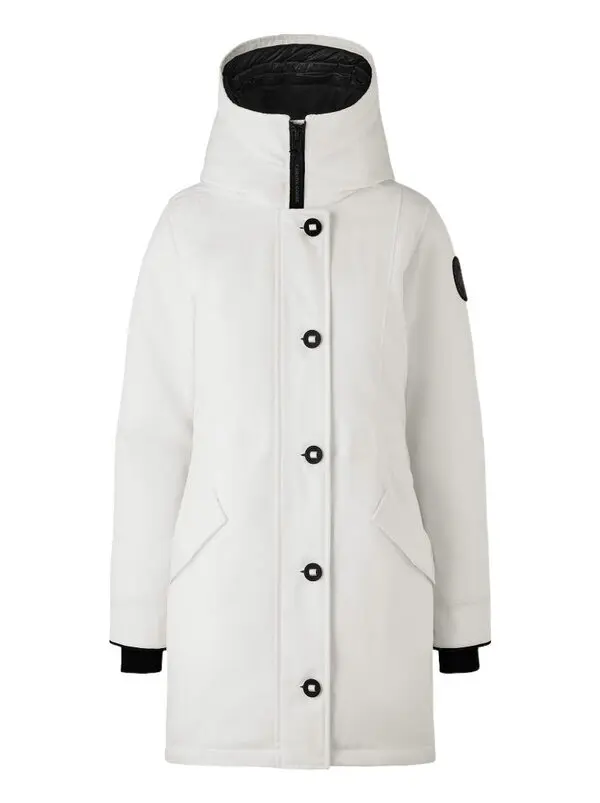 Canada Goose Rossclair Padded Down Parka - Polaris White