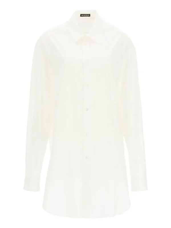 ANN DEMEULEMEESTER Cotton Poplin Shirt - White