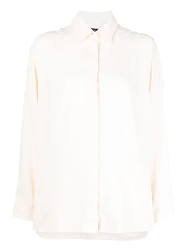 A.p.c. Collared Button-up Shirt - White