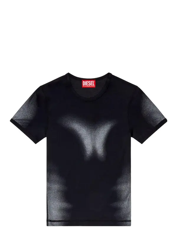 DIESEL® T-anessa Metallic Top - Black
