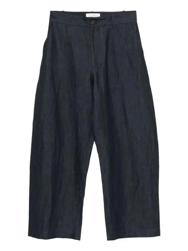 Studio Nicholson Curved-leg Trousers - Indigo
