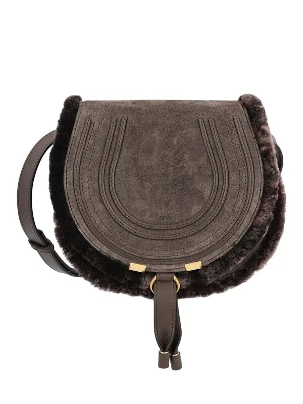 Chloé Medium Marcie Saddle Bag - Brown