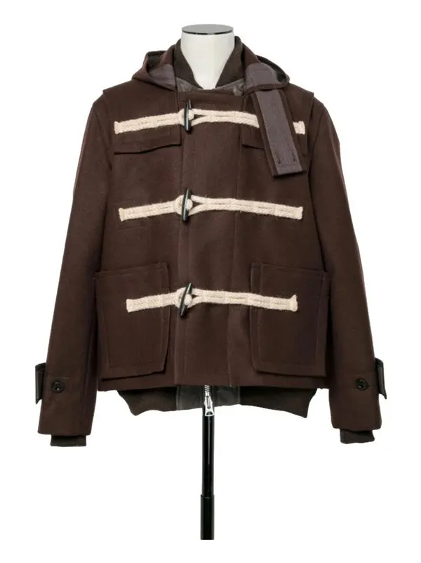 Sacai Melton Blouson - Black