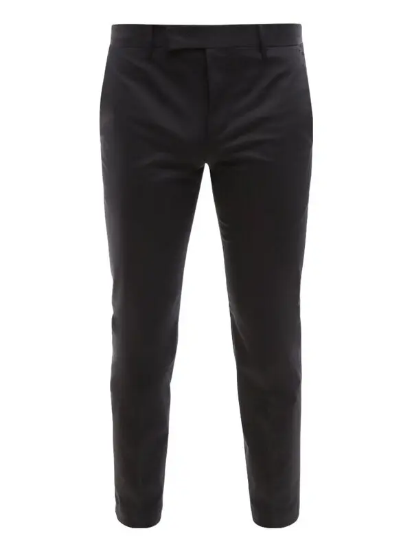 PT TORINO Slim Fit Trousers - Black