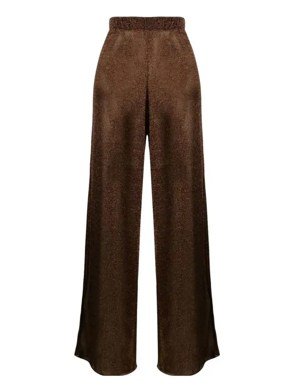 Oseree Lumière Wide-leg Pants - Brown