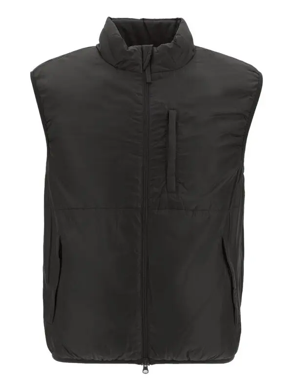 Aspesi High-neck Zip-up Gilet - Black