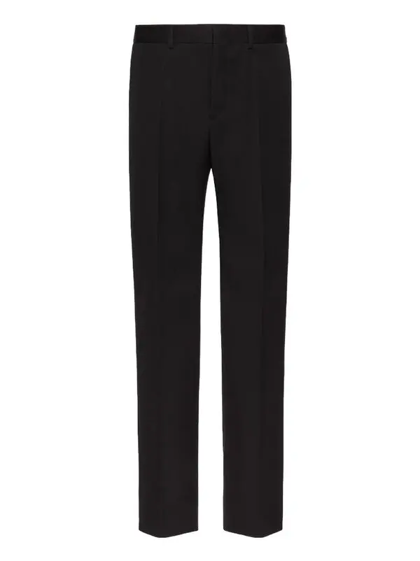 Valentino Garavani Slim Cut Tailored Trousers - Black