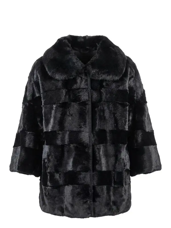 Max Mara Fur Jacket - Black