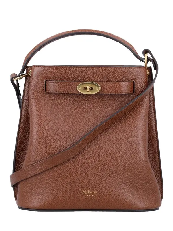 Mulberry Islington Logo-embossed Bucket Bag - Oak