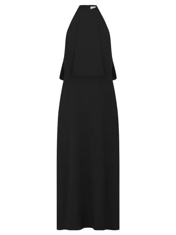 Dior Open-back Midi Dress - Black