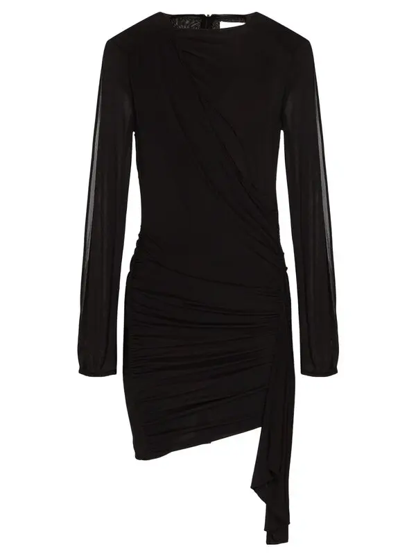 Isabel Marant Étoile Vinia Long-sleeved Mini Dress - Black