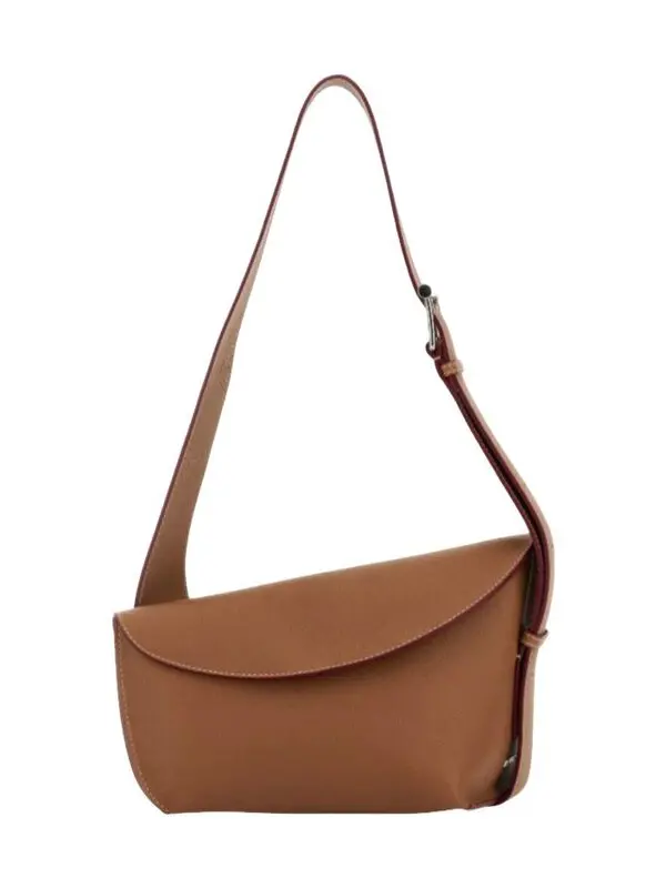 Alexander McQueen T-bar Sling Large Crossbody Bag - Brown