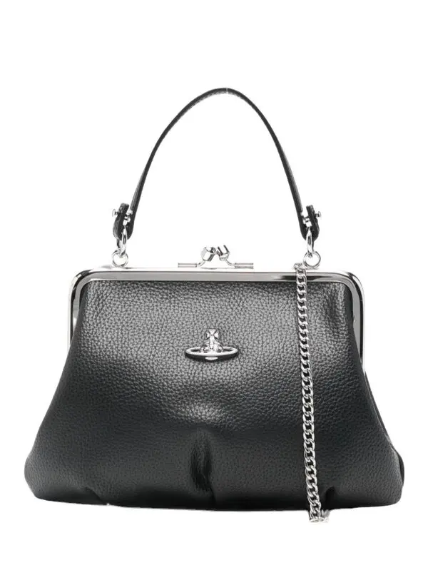 VIVIENNE WESTWOOD Granny Frame Purse With Chain Strap - Black