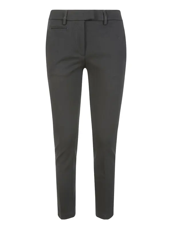 DONDUP Mid-rise Skinny Cut Trousers - Black