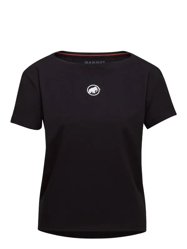 MAMMUT Short Sleeve Crewneck T-shirt - Black