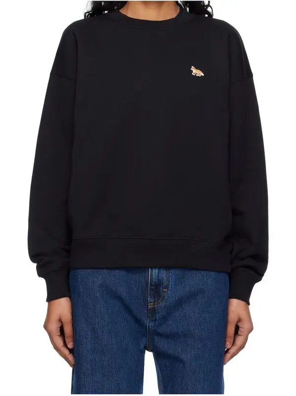Maison Kitsuné Baby Fox Comfort Sweatshirt - Black