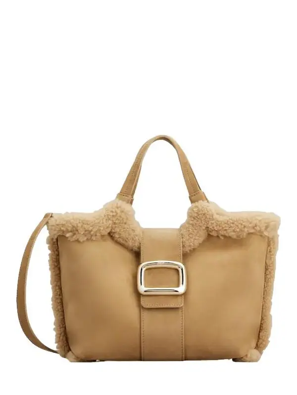 ROGER VIVIER Logo-engraved Tote Bag - Brown