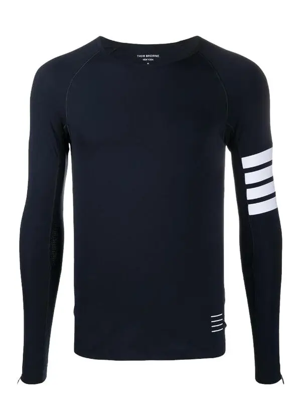 Thom Browne Signature 4 Stripe Performance Top - Black