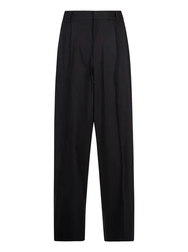 Giuseppe Di Morabito High Waist Straight Leg Trousers - Black