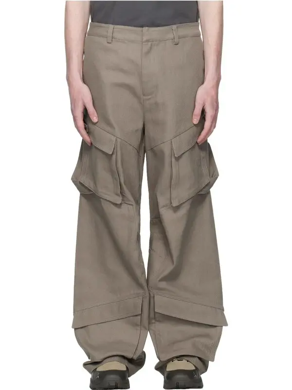 HELIOT EMIL Brown Cellulae Overalls - Grey