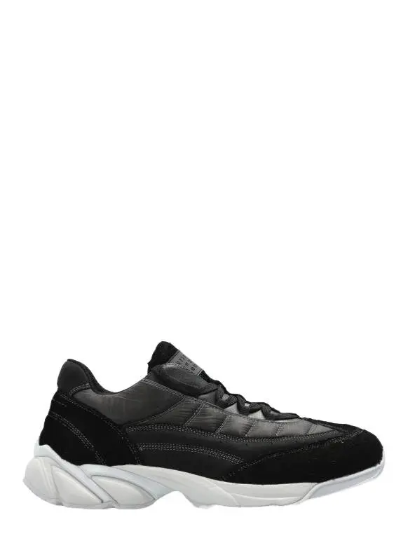 MAISON MARGIELA Lace-up Round Toe Sneakers - Black