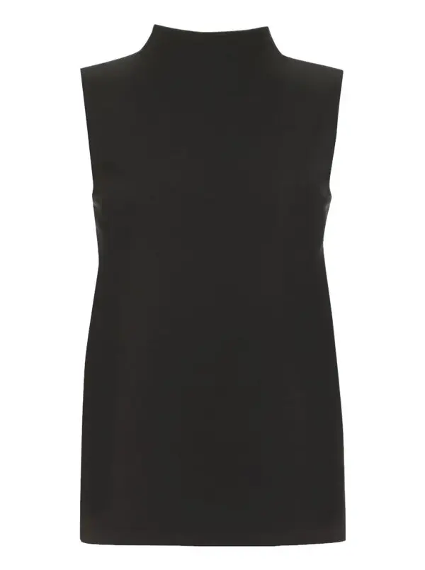 Max Mara Logo Turtleneck Sweater - Black