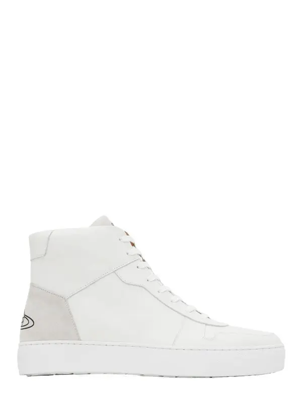 VIVIENNE WESTWOOD Logo High-top Sneakers - White