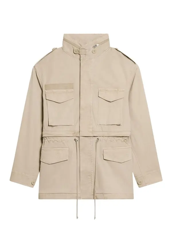 Helmut Lang Convertible Field Jacket With Drawstring Waist - Desert-colored