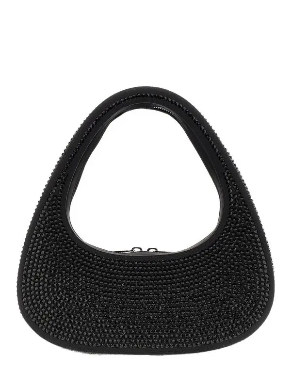 Coperni Studded Zippered Shoulder Bag - Black