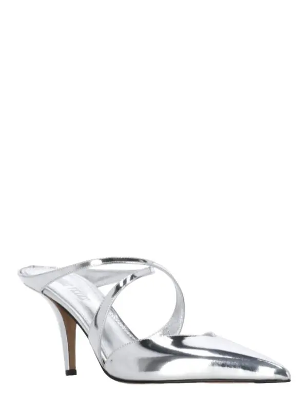 Paris Texas Laila Mules - Silver