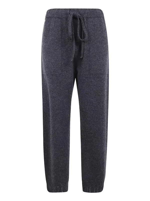 UMA WANG Elastic Waist Casual Pants - Dark Grey