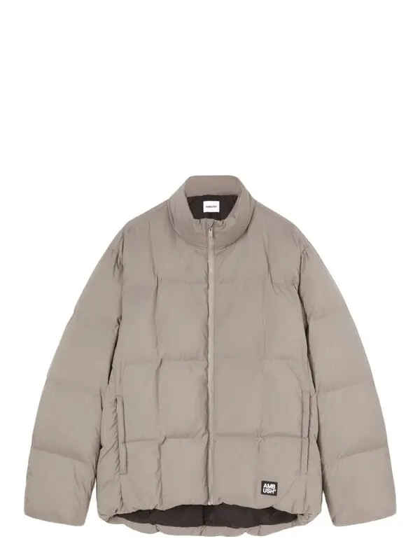 AMBUSH Logo Patch Puffer Jacket - Nude