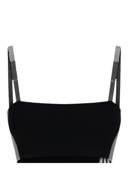 Dior Sleeveless Cropped Bralette - Black