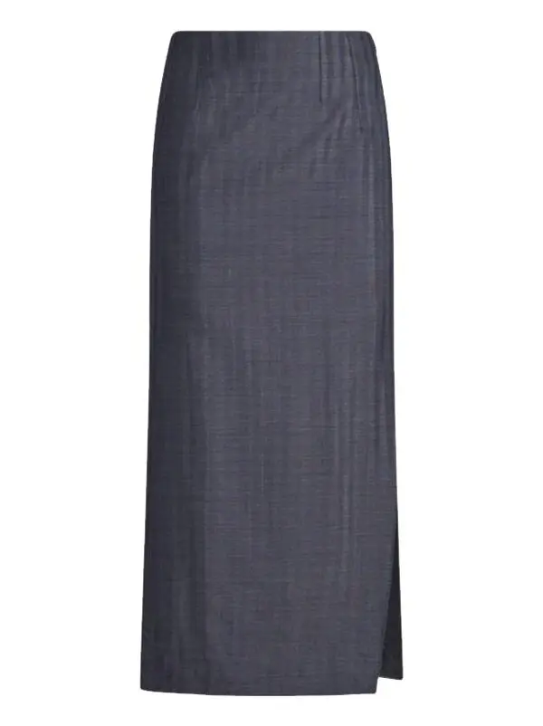 Etro Striped Midi Pencil Skirt - Black